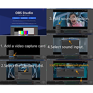VGA Capture Card, VGA to USB Capture Device with Mic Input Support HD Video for Gaming, Streaming, Teaching, Video Conference, Live Broadcasting