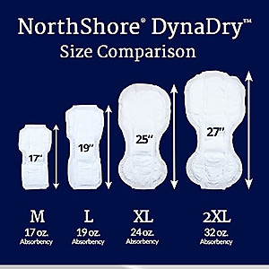 NorthShore DynaDry Supreme Liners, X-Large, Pack/28