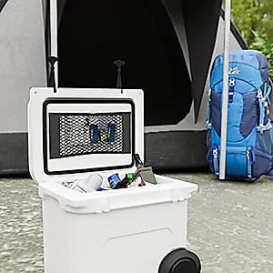 NATIKON Cooler Storage Net Bag High Capacity Nylon Mesh Storage Net Cooler Organizer for Coolers - 2 Pack (Small)