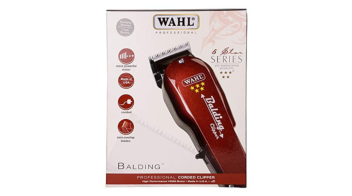 WAHL 5-Star Balding Clipper Model 8110 - Professional Bald Fade Tool