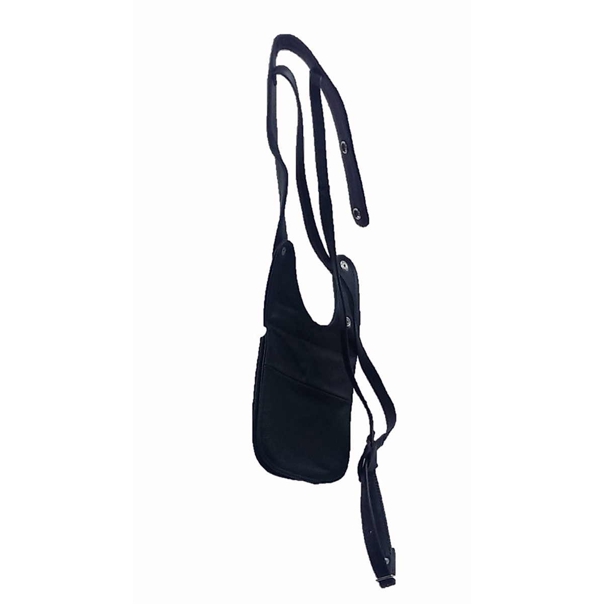 Sharpshooter Security Purse Money Belt Stash Sack Shoulder Holster Leather Passport Wallet