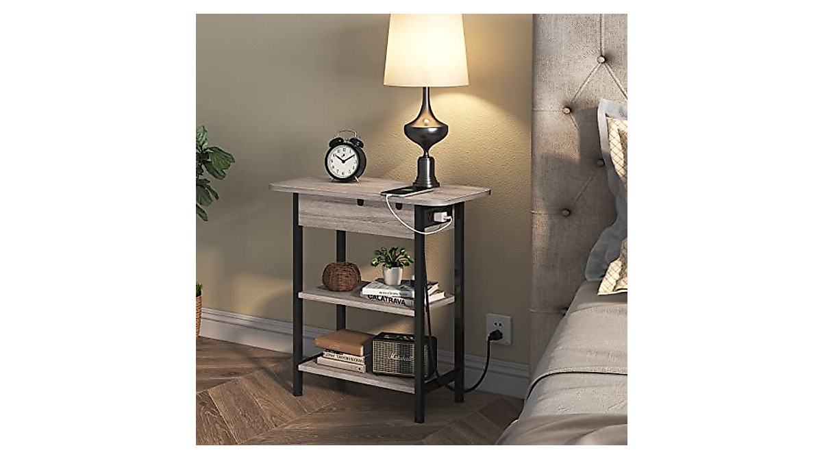 LIDYUK Charging End Table Set - Stylish & Safe Design