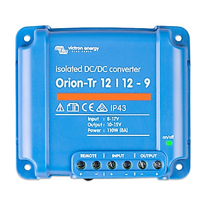 Victron Energy Orion-Tr IP43 12/12-Volt 9 amp 110-Watt Isolated DC-DC Converter