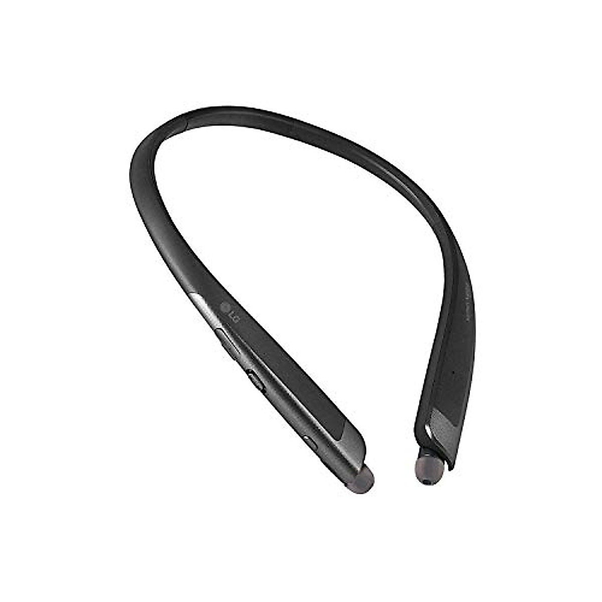 LG HBS-1120 Tone Platinum Se Bluetooth Wireless Retractable Stereo Headset with Google Assistant- Black - Retail Packaging, 2.3