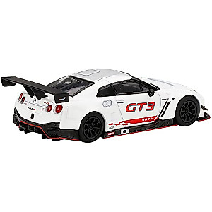 Truescale Miniatures GT-R GT3 White w/Silver Top & Graphics 2018 Presentation Ltd Ed to 3600 pcs Worldwide 1/64 Diecast Model Car by MGT00327