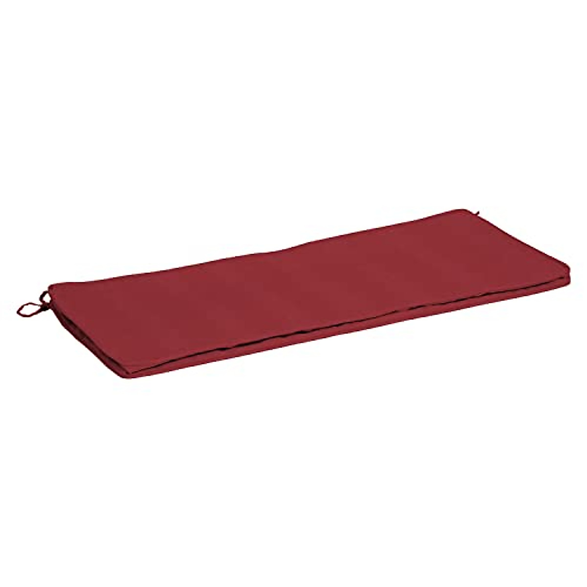 Arden Selections Outdoor Bench Cushion 18 x 46, Caliente Red