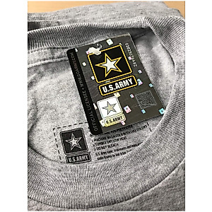 Ann Arbor T-shirt Co. Army PT Style Shirt | U.S. Military Physical Traning Infantry Workout T-Shirt-(Adult,S)