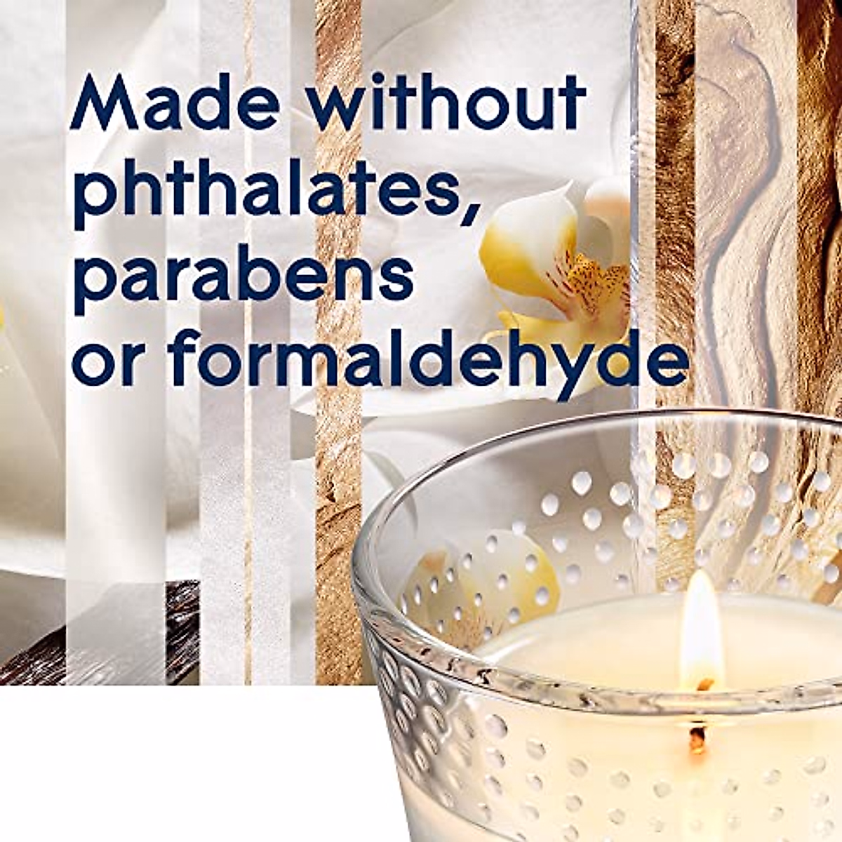 Glade Candle Jar, Air Freshener, Sheer Vanilla Embrace, 3.4 Oz