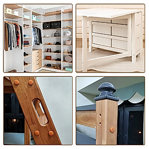 uxcell Shelf Peg Hole Plugs 5mm Dia Clear White Plastic Tube Cover for Nail Cabinet Button Bracket Cupboard Bookshelf Bookcase Adjustable Shelf Closet 100Pcs