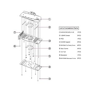 Bykski Full Coverage GPU Water Block and Backplate for MSI RTX 3090 Ventus (N-MS3090VES-X-V2)