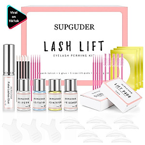 2025 Upgraded Lash Lift Kit for Perming,Curling and Lifting Eyelashes | Semi-Permanent Salon Grade Supplies for Beauty Treatments | Includes Eye Shields,Pads and Accessories