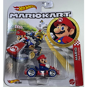 Hot Wheels - Mario Kart - Mario - Pipe Frame - 2023 - Mint/NrMint Ships Bubble Wrapped in a Sized Box