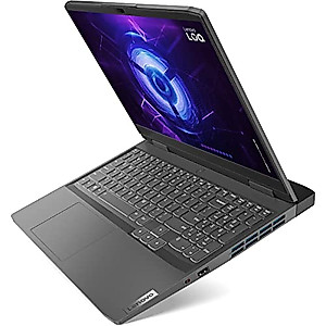 Lenovo LOQ 15IRH8 15.6" Full HD 144Hz Gaming Notebook Computer, Intel Core i5-13420H 2.1GHz, 8GB RAM, 512GB SSD, NVIDIA GeForce RTX 3050 6GB, Windows 11 Home, Storm Gray