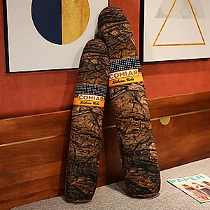 pangcangshu Realistic Cigar Plush Toys Stuffed Pillow Cigarette Plush Sleeping Cushion Home Decor Boyfriend Birthday Easter, Thanksgiving, Christmas, New Year's Gifts (30cm/11.8 inch)