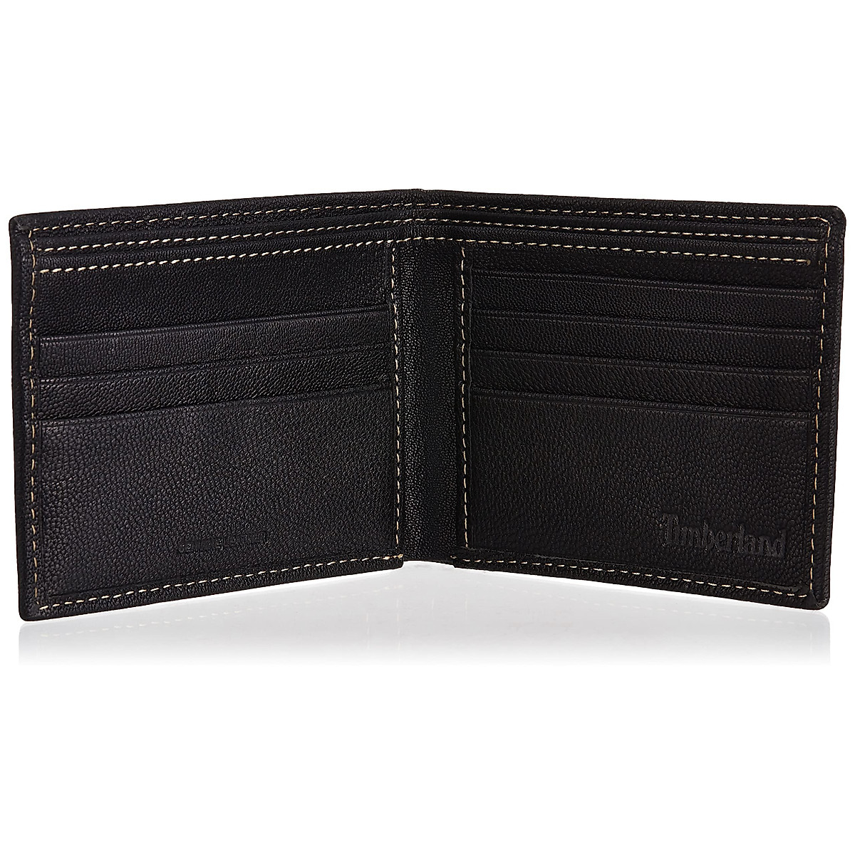 Timberland Men's Leather Passcase Security RFID Wallet, Black, One Size