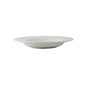 Tuxton China Pasta Bowls, ALD-112, 15-1/2 oz., 11-1/4" Dia. x 1-5/8" H, Round, Microwave & Dishwasher Safe, Oven Proof, Fully vitrified, TuxCare, Healthcare, Alaska/Colorado, (PACK OF 12)