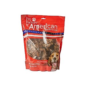 Pet Factory American Beefhide Chips Dog Chew Treats - Beef Flavor, 22 oz