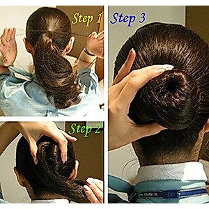 OMORFIEER Hair Nets for Buns Nets for Ballet Girls Hair Net for Wig 20 Pcs 30 inch Black