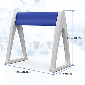 FOUR E'S SCIENTIFIC Laboratory Pipette Stand, Plastic Linear Pipettor Holder Micropipette Rack, Hold Up to 7-8 Pipettes (Pipettes Not Included)