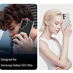Case for Samsung Galaxy S23 Ultra, Clear Shockproof Protective Phone Case, Transparent Cover for Samsung S23 Ultra 5G