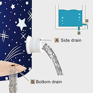 HotMax Portable Foldable Bathtub for Adult, Hot Bath Tub for Women, Freestanding Collapsible Home SPA Bath Tub, Soaking Tub with Cushion