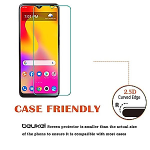 beukei (3 Pack) Compatible for TCL 30 XL/TCL 30XL (2022) Screen Protector Tempered Glass (6.82 inch),Touch Sensitive,Case Friendly, 9H Hardness