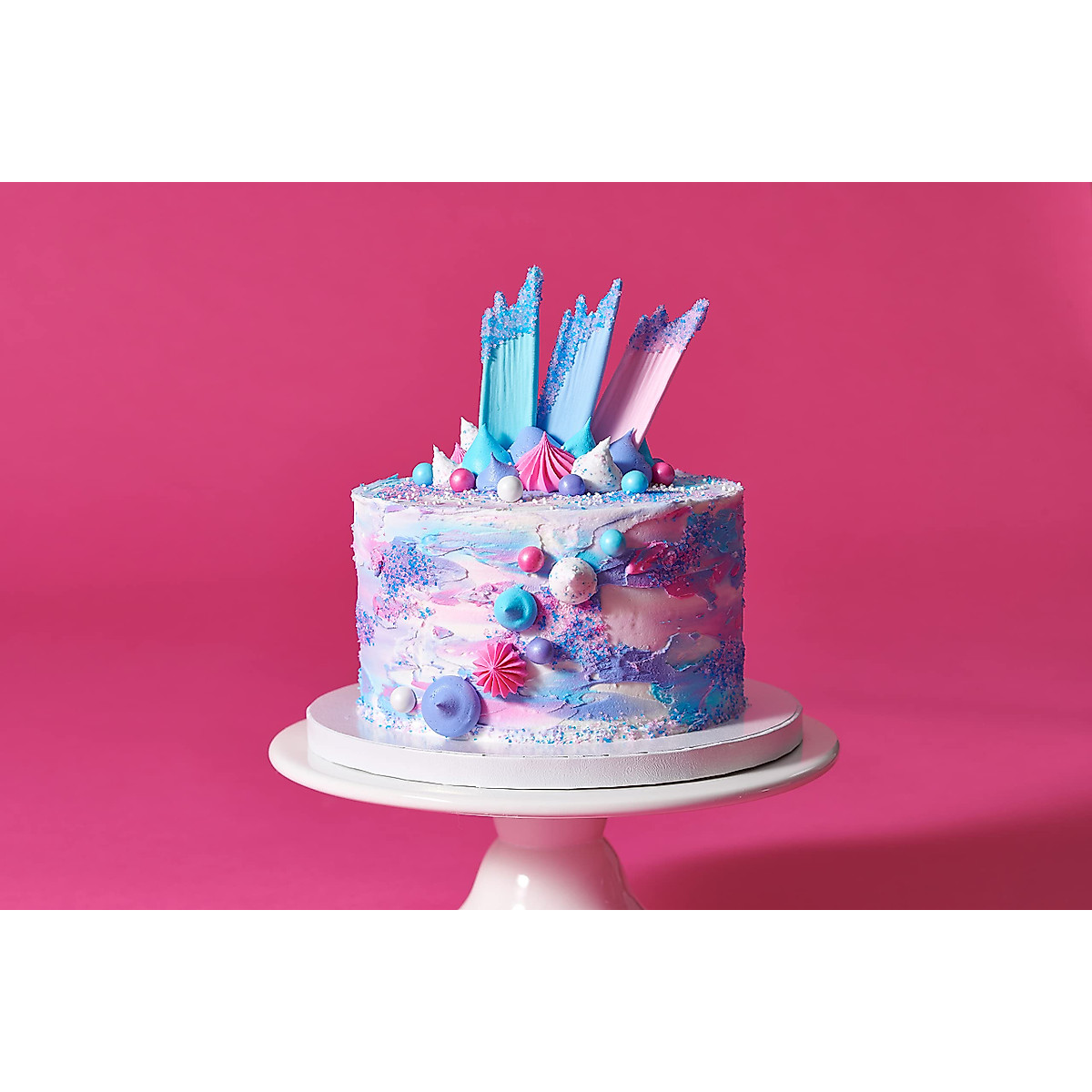 DecoPac 12 Inch 16 Gauge Aluminum Round Cake Pan, 12" W x 3" H, Made From Premium, Hardened Aluminium Alloy For Superior Durability, Uniform Wall Thickness for Even Rising