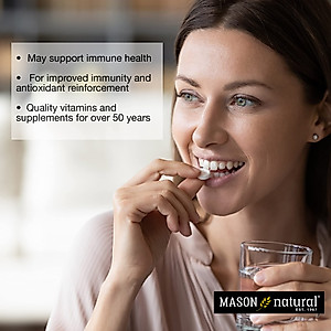 MASON NATURAL Vitamin C 500 mg - Supports Healthy Immune System, Antioxidant and Essential Nutrient, 100 Tablets