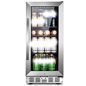 SHKI Wine Cooler Black Color Square Electric Wine Cooler Stainless Steel Small Wine Refrigerator Cooler