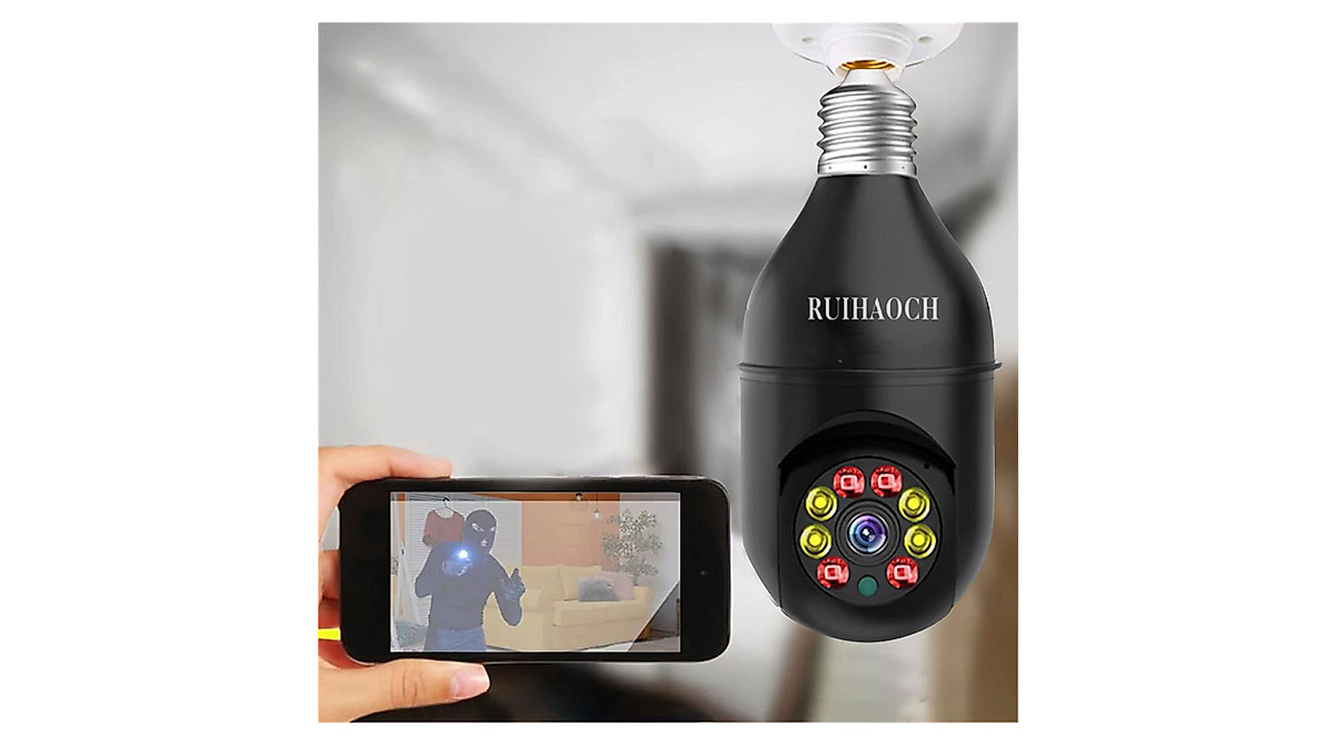 Wireless 1080P Pan Tilt WiFi Camera - Easy Setup & Night Vision