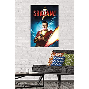 Trends International DC Comics Movie - Shazam - Chill Wall Poster, 22.375" x 34", Unframed Version