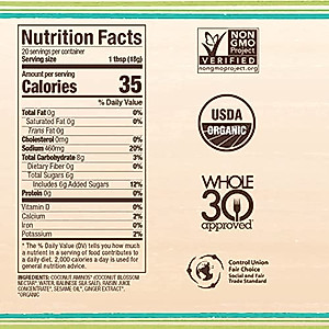 Big Tree Farms Organic Coco Aminos, Teriyaki Flavor, Soy Free, Vegan, Gluten Paleo, Certified Kosher, Whole30, Non GMO, Low Glycemic, Sodium, Sauce & Marinade Substitute, 10 oz (Pack of 2)