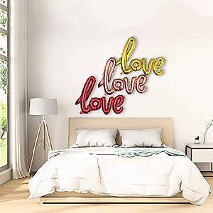 Cafurty 42 Inch Love Balloon Champagne Gold Letter Decorations Valentines Wedding Romantic Balloon Anniversary Decor, Bridal Shower or Birthday – Gold