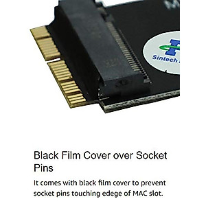 Sintech NGFF M.2 nVME SSD Adapter Card for Upgrade 2013-2015 Year Macs(Not Fit Early 2013 MacBook Pro)
