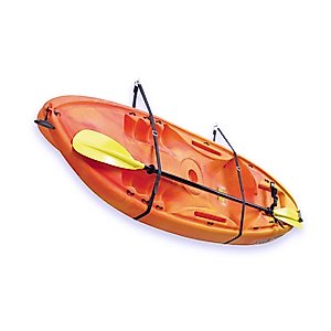 None branded GOSWIFT Kayak Storage Straps, Wall Mount Storage Straps, Canoes Wall Rack Holders, Adjustable Storage Straps Garage Hangers, 100LBS(45KGS) Weight Capacity