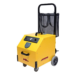 Vapamore MR-1000 Forza Commercial Steam Cleaner. Electronic Solenoid for Dry Steam Control, Stainless Steel 1900w Boiler, 3 Gallon Water Capacity, Multipurpose, Chemical Free, 50 Professional Tools