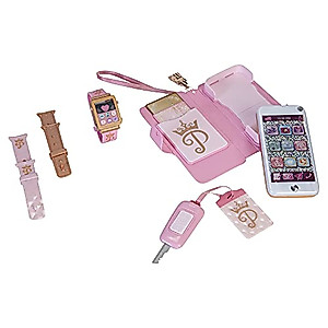 Disney Princess Style Collection Role Play Set with Toy Smartphone and Watch for Girls [Amazon Exclusive]