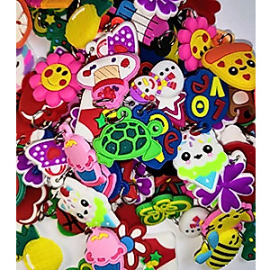 (105pcs) Rubber Loom Band Silicone Charm, Bracelet Charms ,Loom Rubber Bands Charms,Bracelet Pendant,