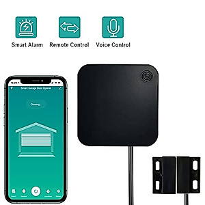 Universal Smart Wi-Fi Garage Door Wireless Remote, WiFi Garage Door Opener,myq Garage Door Opener,Compatible with Amazon Alesxa, Google Assistant