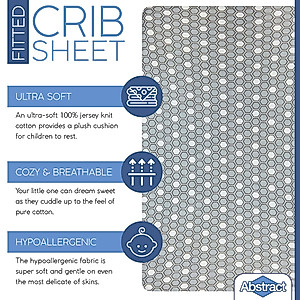 Pack n Play Fitted Sheet – Super Soft, 100% Natural Jersey Cotton – 27” x 39” – for Boys and Girls, Fits Pack n Play, Playard and Foldable Mattresses - Covered Elastic Hem (Lavender)