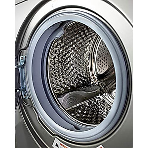 Summit Appliance SPWD2203P 24" Wide 115V Washer/Dryer Combo in Platinum for Non-Vented Use, 2.7 Cu.Ft. Capacity, LCD Display, 16 Wash Cycles, 1300 RPM, Stainless Steel Drum, Child Lock