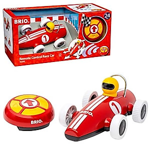 BRIO 30388 Remote Control Race Car - Interactive Racing Toy for Toddlers | Age Appropriate Design | High Impact-Resistant Plastic | Skill Development | Safety Assured