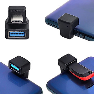 chenyang CY USB C to USB OTG Adapter,USB 3.0 Type A Female to USB C Type C Male OTG Converter Adapter for Phone Tablet Laptop