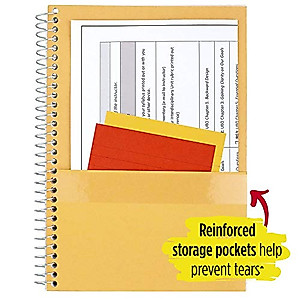 Five Star Spiral Notebook, 2 Subject, College Ruled Paper, 100 sheets, 9-1/2" x 6", Blue (72287)