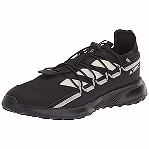 adidas Men's Terrex Voyager 21 Travel Hiking Shoe, Black/Chalk White/Grey, 11.5