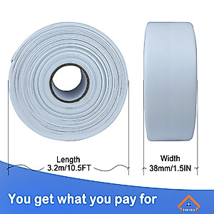 White Caulk Tape Waterproof Self Adhesive,White Bathroom Caulk Toilet Caulk Strip Bathtub Sealing Strip Tape for Bathroom Caulking Tape Shower Caulk