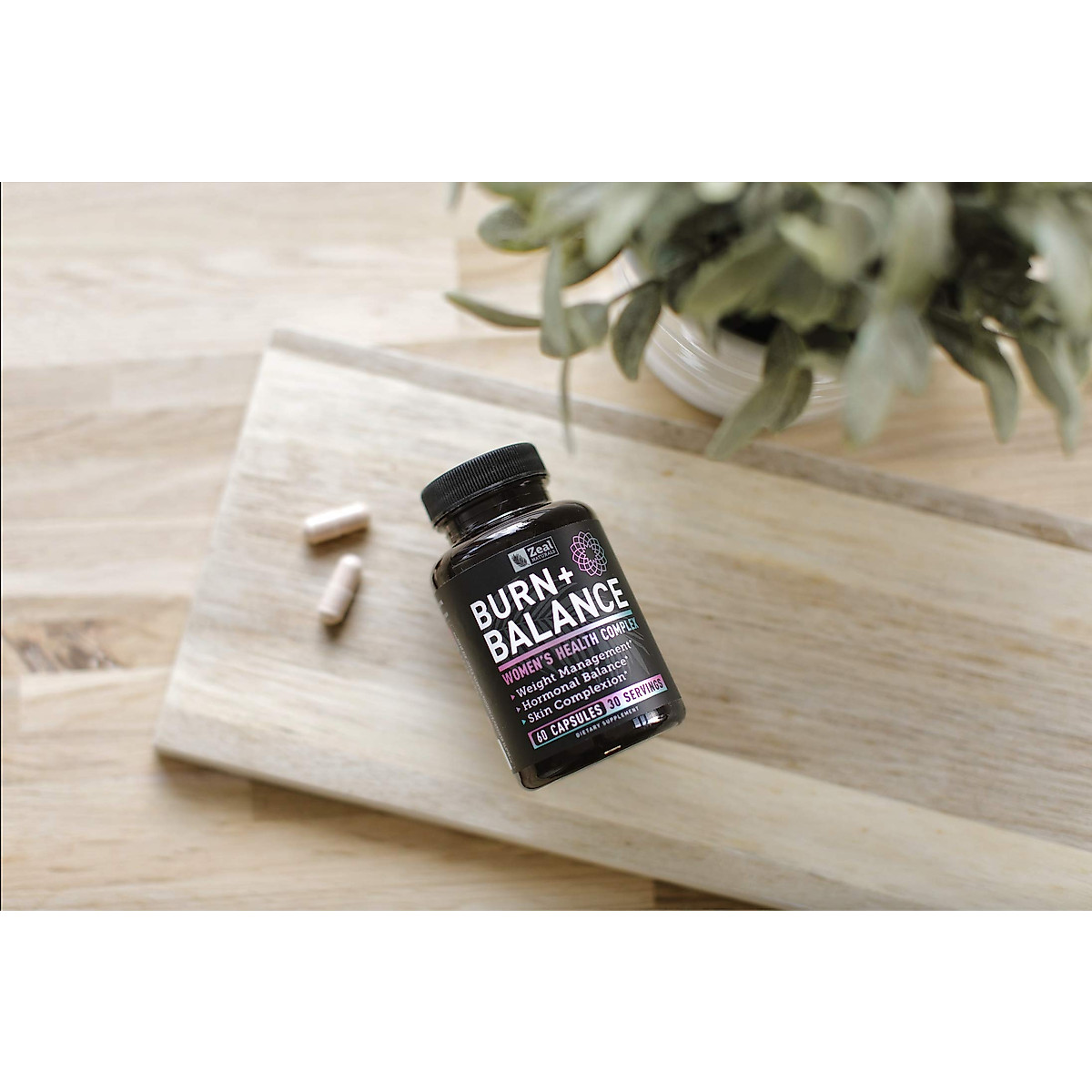 Zeal Naturals Weight Loss Support for Women + Daily Balance Vitmains (Iron, Vitamin D, Setria®, Folate) Premium Diet Support Pills for Women+ Multivitamin and Hormone Support