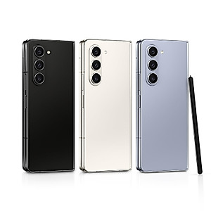 SAMSUNG Galaxy Z Fold 5 Cell Phone, Factory Unlocked Android Smartphone, 512GB, Big 7.6” Screen for Streaming, Gaming, Dual App View, One-Hand Control, Hands-Free Use, US Version, 2023, Icy Blue