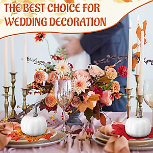 Tigeen 50 Pcs Artificial Mini Fake Pumpkins with 100 Pcs Lifelike Fake Maple Leaves Thanksgiving Lifelike Simulation Mixed Pumpkins for Decorating Fall Harvest Garland Small Realistic Pumpkin for Home