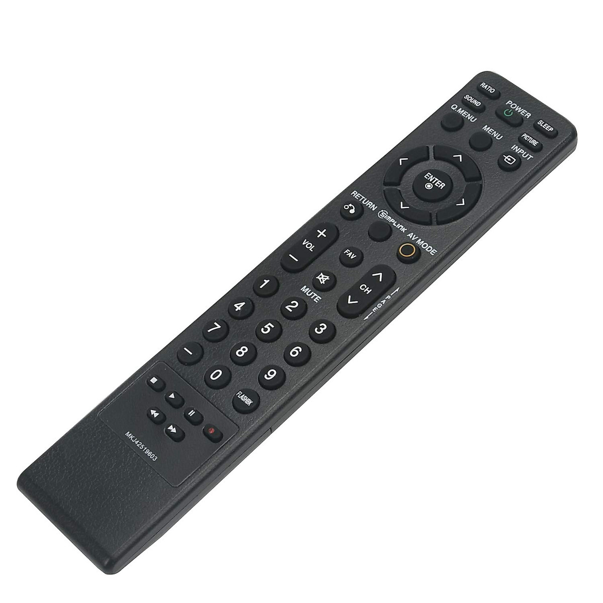 MKJ42519603 Replace Remote Control fit for LG Plasma TV 42PG10 42PG20 42PG25 42PG65C 50PG10 50PG25 50PG30 50PG30C 60PG30 60PG60 50PG20 50PG30F 60PG30C 60PG30-UA